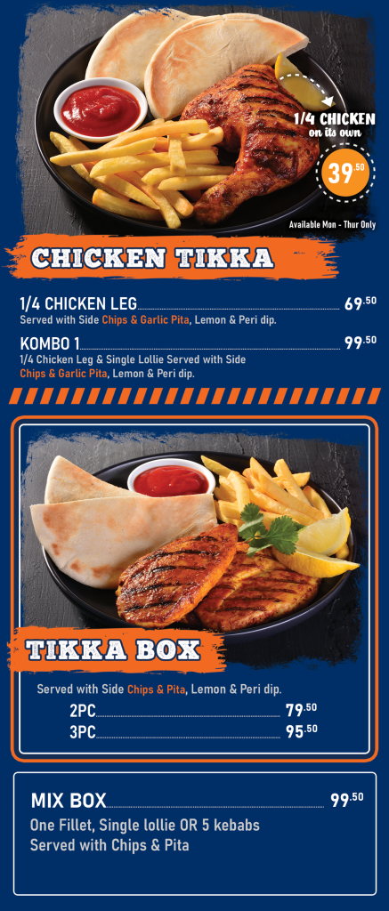 Jolly Sparks Menu - Jolly Grubber